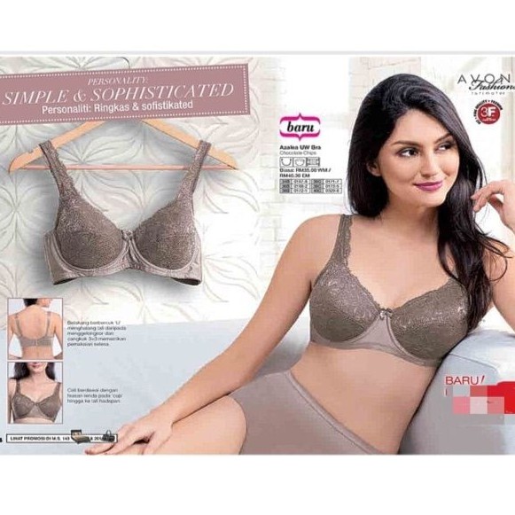 Avon (34B-40C) Azalea UW Bra | Shopee Malaysia