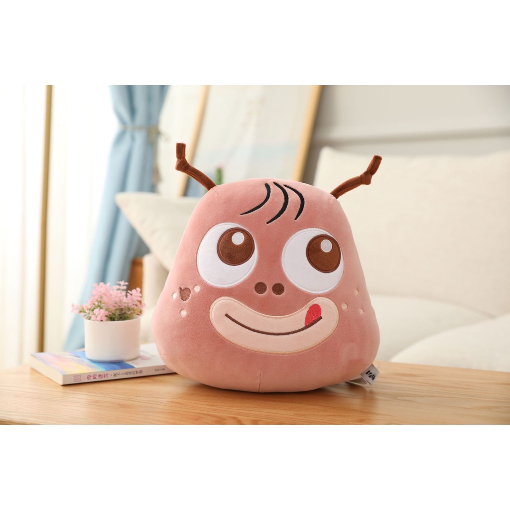Original authentic larva flush toy cute stuff toy massage pillow ...