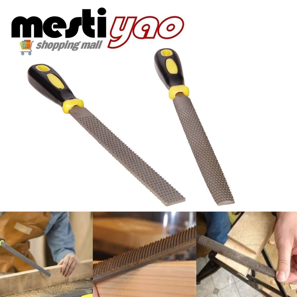 8” High Quality Wood Rasp File Half Round Flat/Craft Woodworking Tool ...