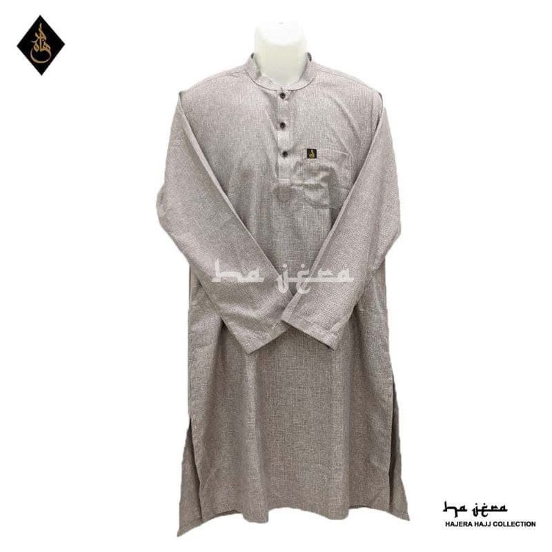 Kurta Labuh Bawah Lutut Ala Bollywood Leher Kolar Kain Polyester Sejuk ...