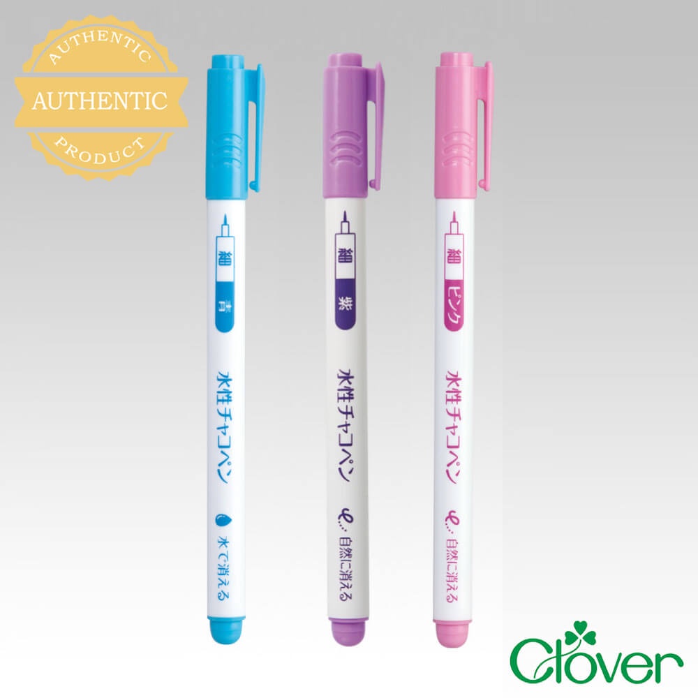 Clover Water Erasable Pen / Water Soluble Pen (Thin) | Shopee Malaysia