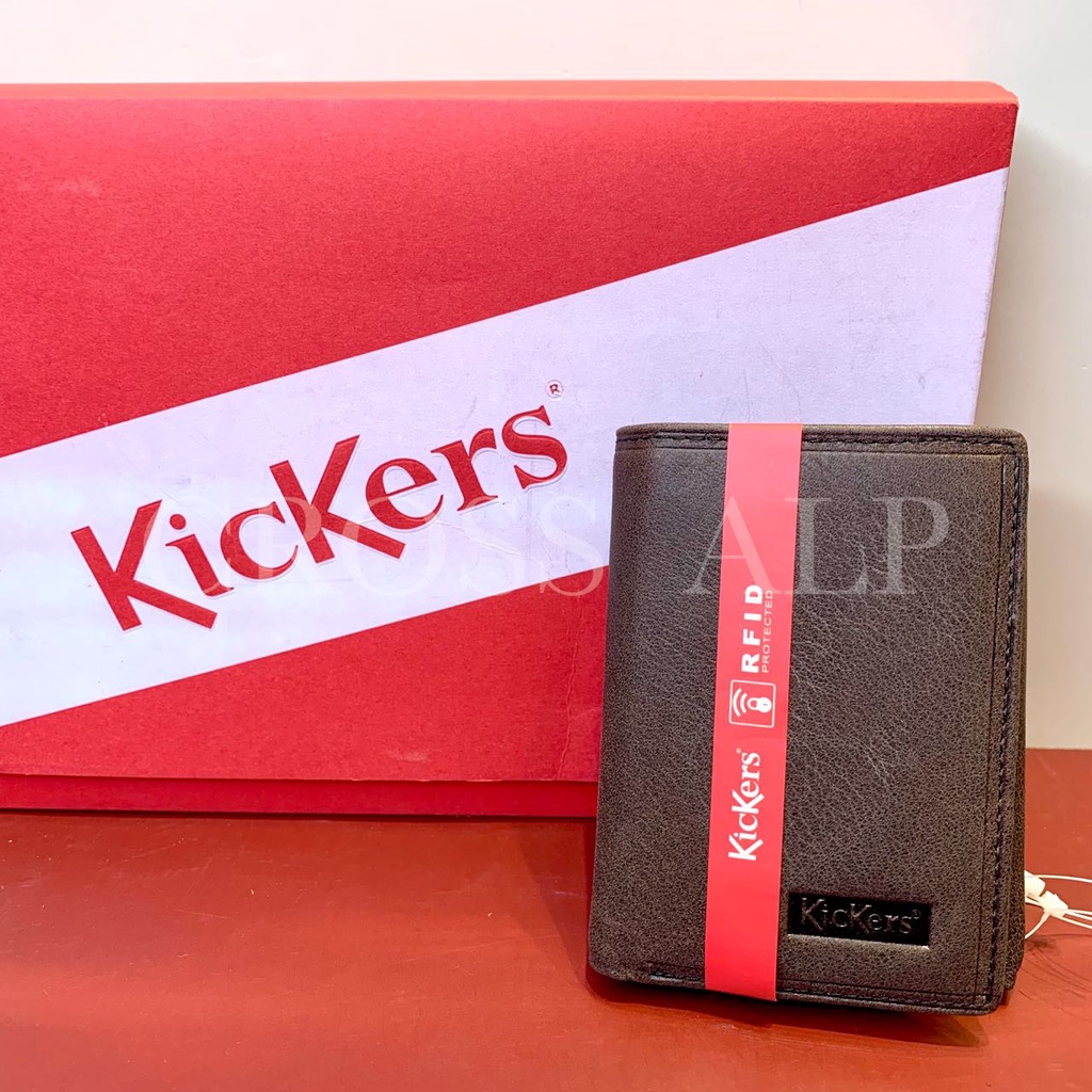 Kickers Short Wallet Original Genuine Leather Male Female Free Eject ...