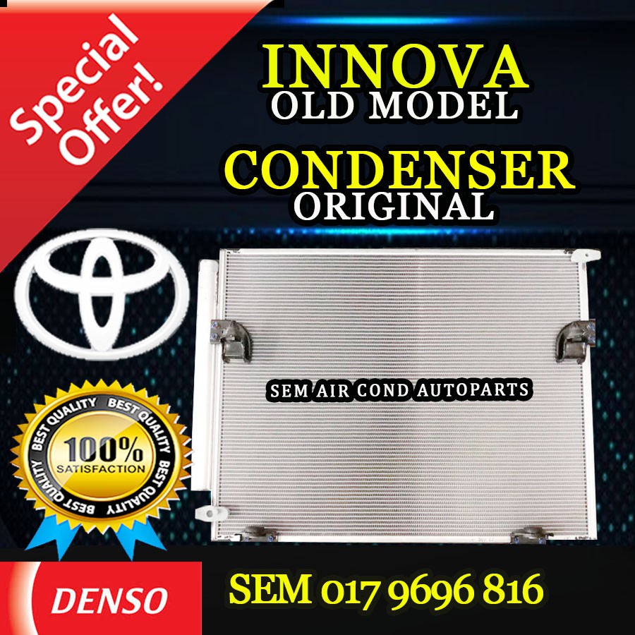 TOYOTA INNOVA OLD MODEL ORIGINAL DENSO ND CONDENSER/ KONDENSER (CAR ...
