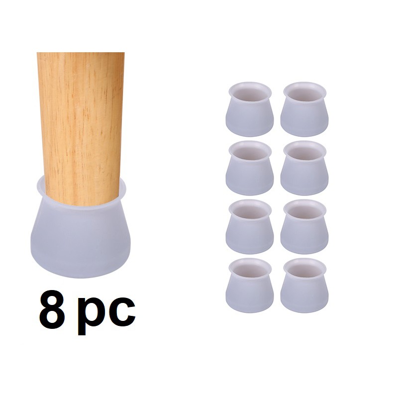 Silicon Protector Cover Square Round Protective Anti-Slip Silent Chair ...