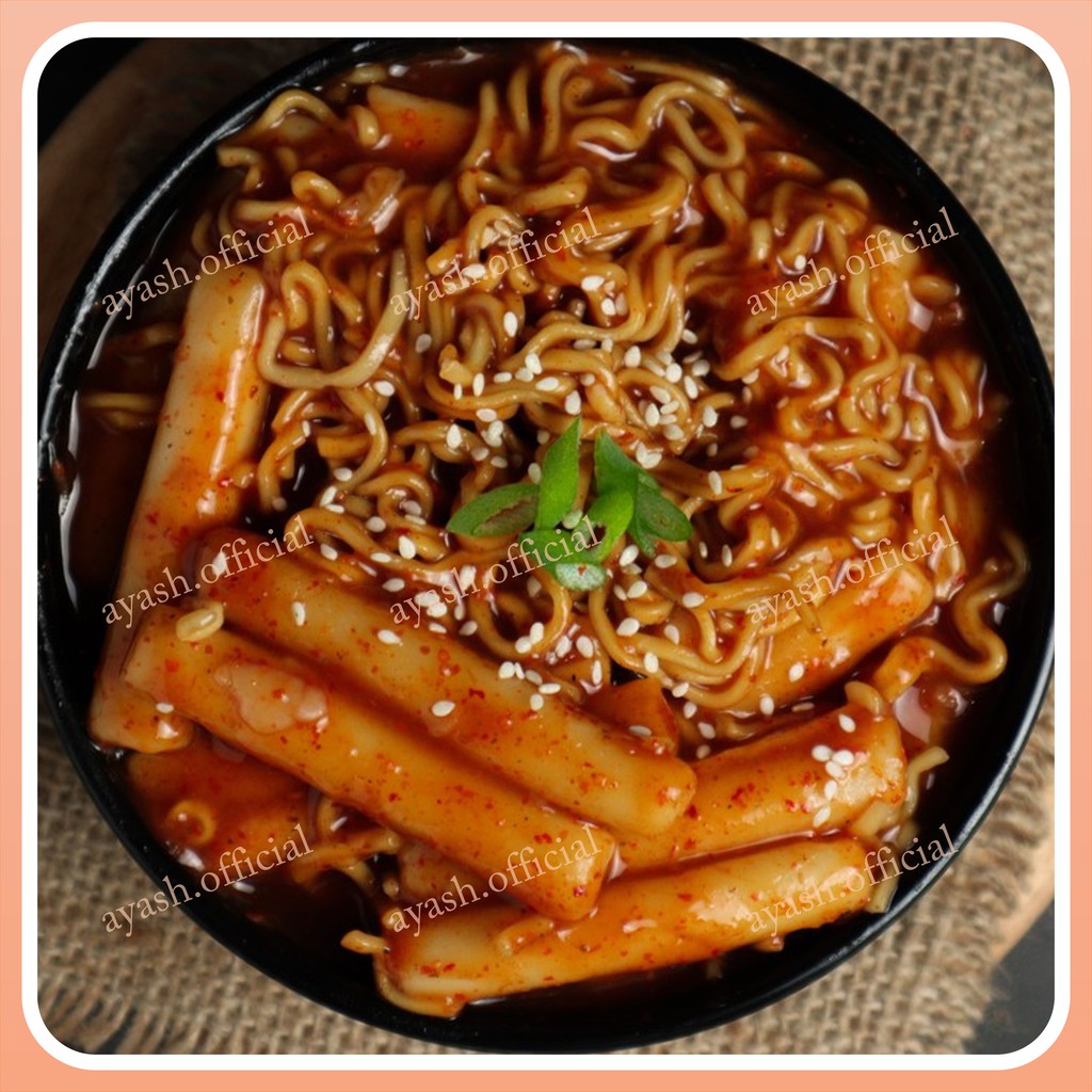 Ashiap Rabokki - Ramen Topokki HALAL (180gr) / Tteokbokki Instant ...
