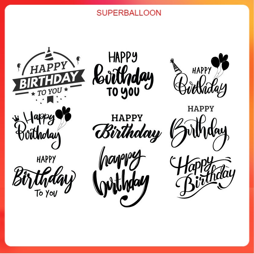 CUSTOMIZED / CUSTOM WORDING STICKER BALLOON BUBBLE / BOBO STICKER ...