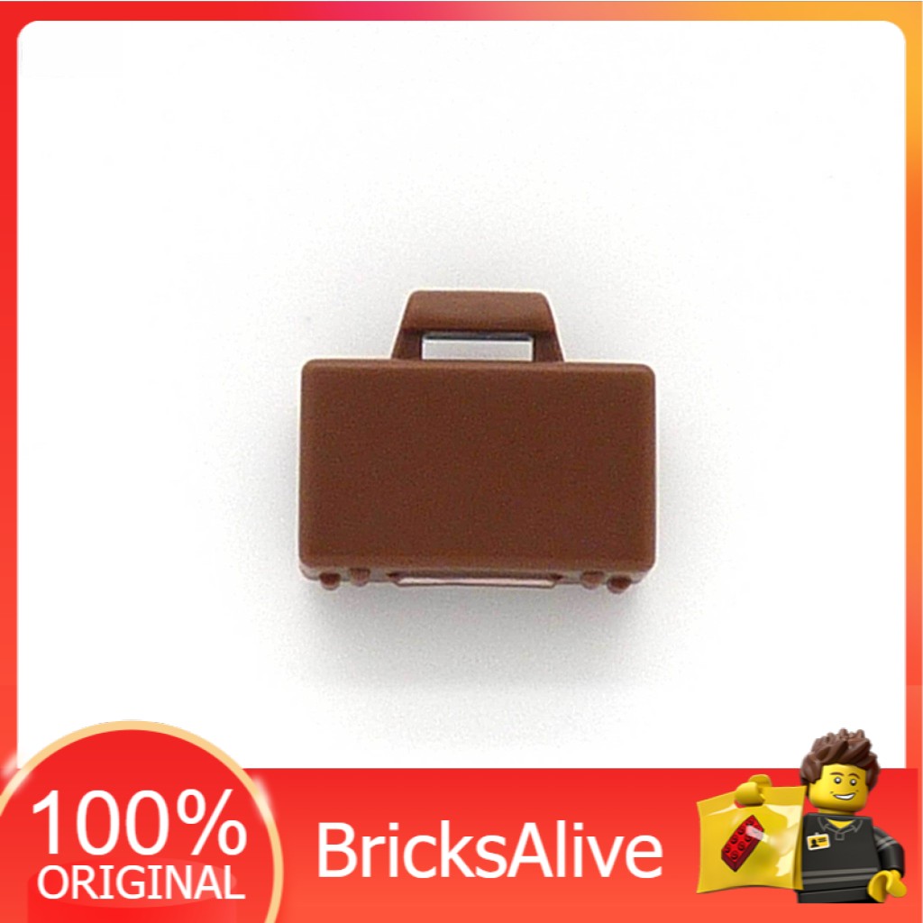 [BricksAlive] LEGO ACCESSORIES BRICK Brown Briefcase (4449) | Shopee ...