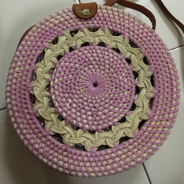 Beg rotan Bali (pink) | Shopee Malaysia
