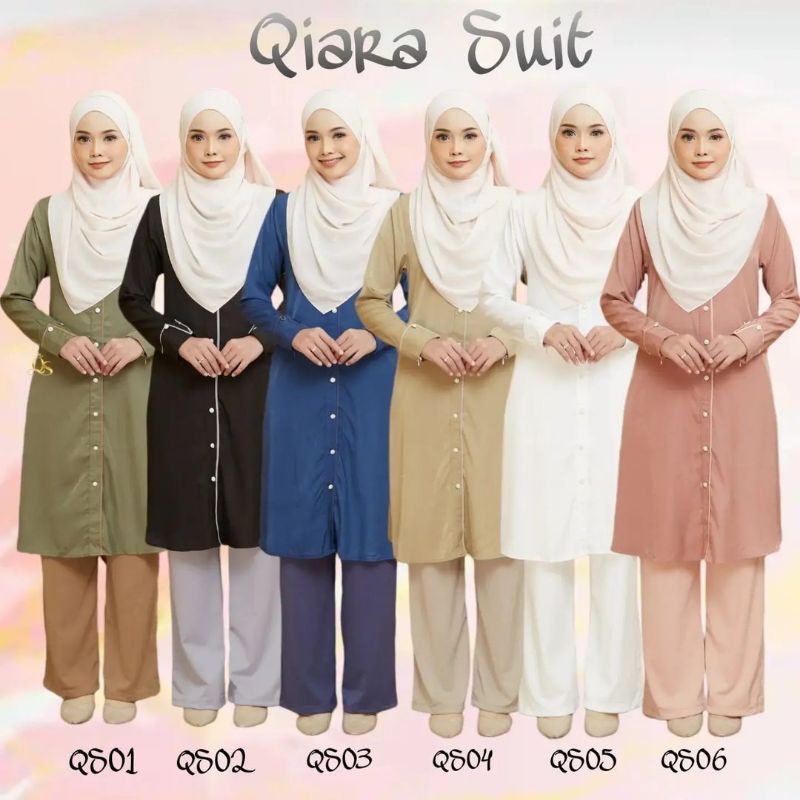BAJU MUSLIMAH SET SELUAR SUIT MUSLIMAH JUBAH SELUAR MUSLIMAH SUIT UMRAH ...