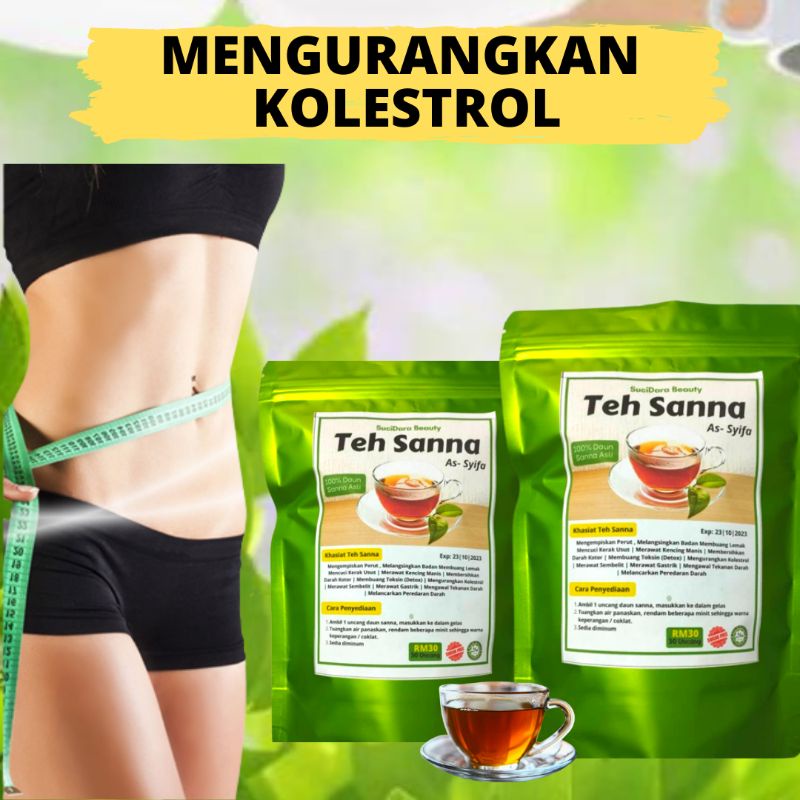 IN Stock💥Sanna Tea 100% Teh kurus Badan Mantap Slimming Tea | Daun ...