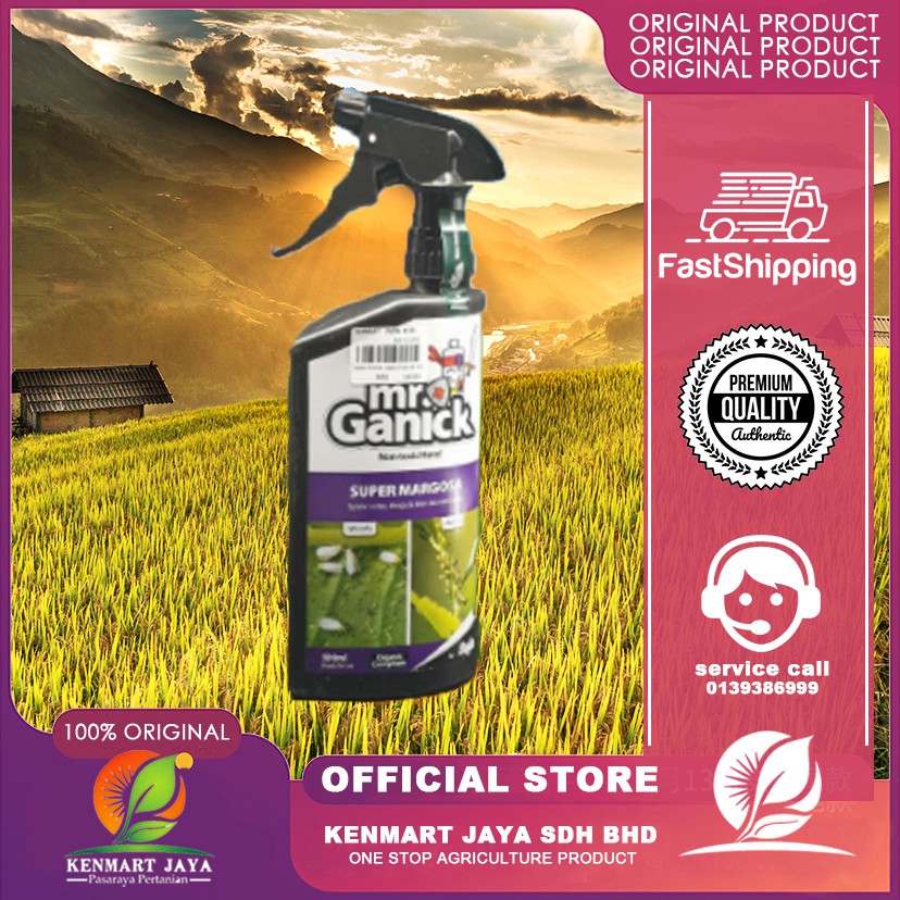 Baba Organic Pesticide Mr. Ganick Super Margosa for Whitefly Aphid ...