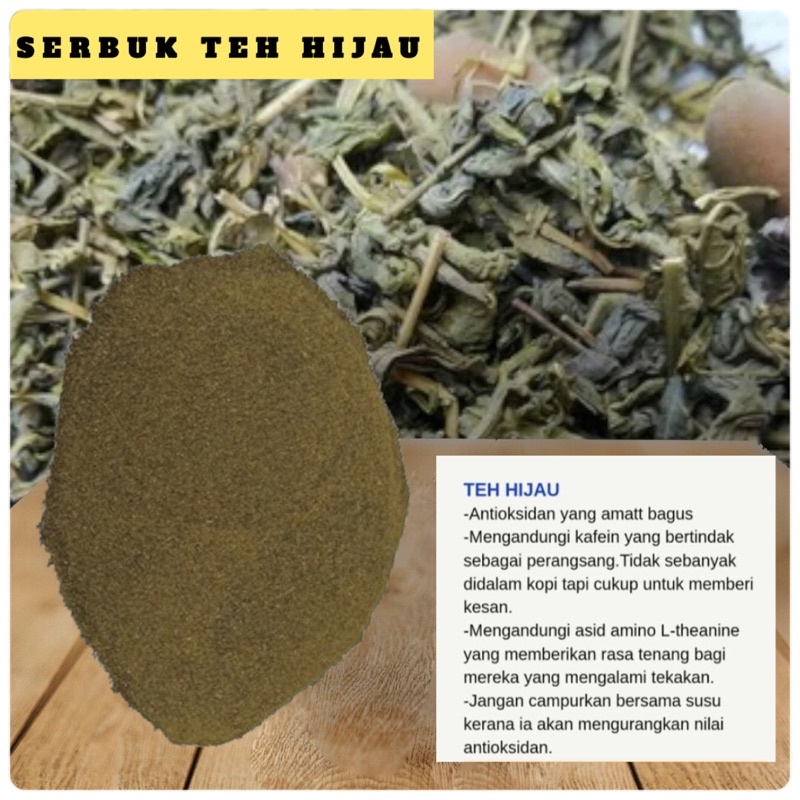 SERBUK TEH HIJAU (100G) | Shopee Malaysia