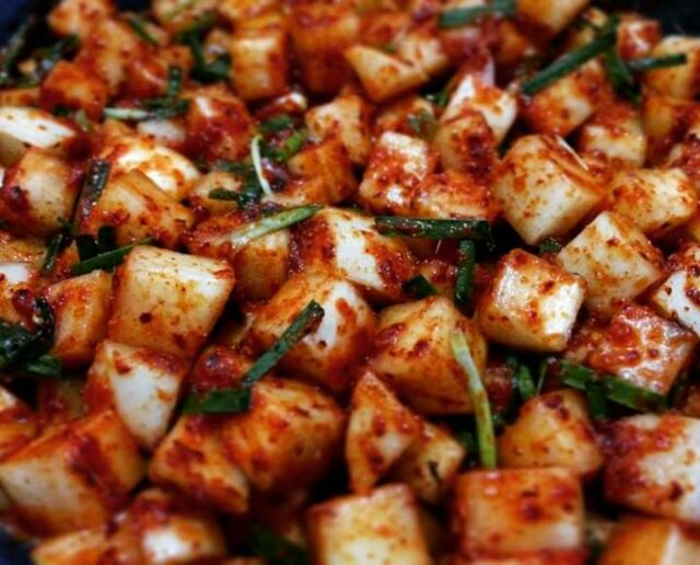 Halal White Radish Kimchi @ Kkakdugi - Homemade Halal Kimchi- Kimchi ...
