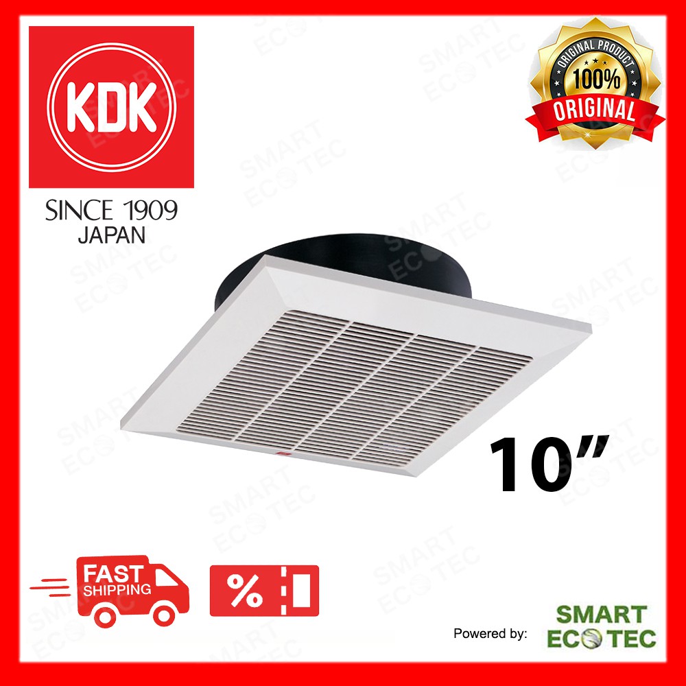 KDK 25TGQ / 25TGQ7 Ceiling Ventilation Fan / Ceiling Exhaust Fan 10 ...