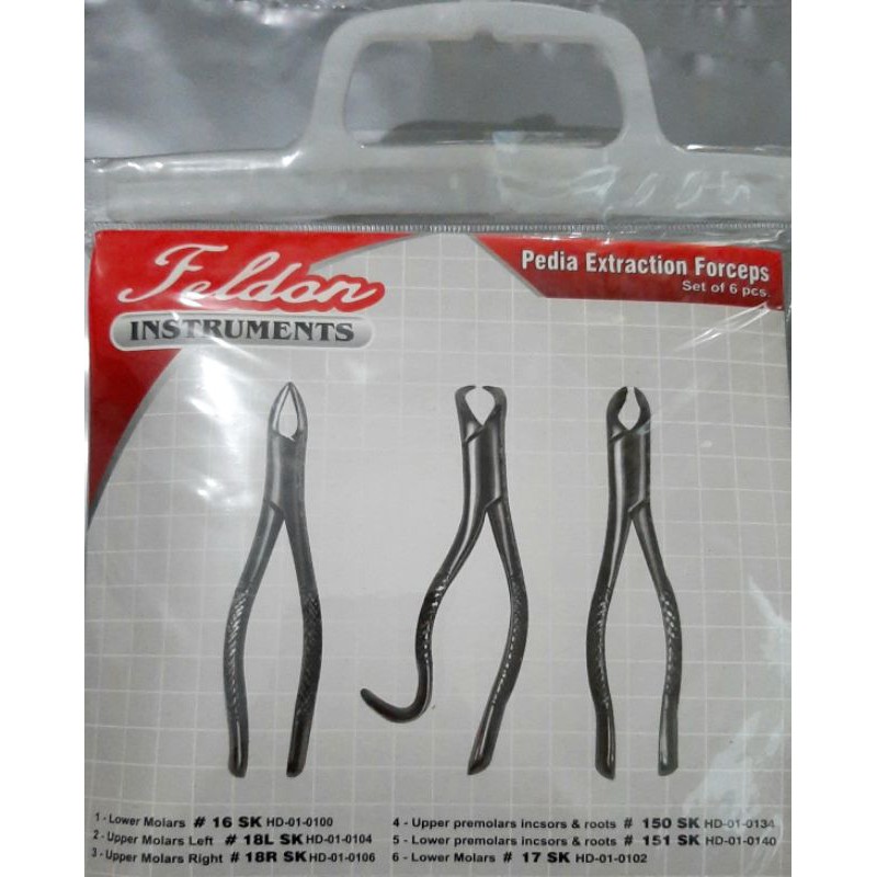 EXT**. FORCEP SET OF 6 PEDIA | Shopee Malaysia