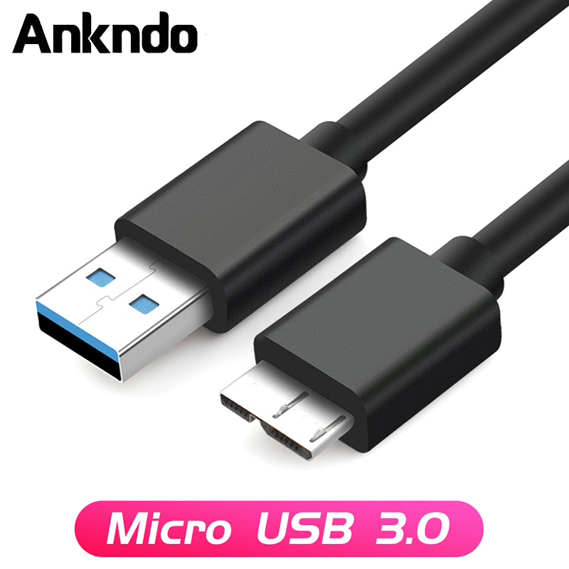 Ankndo USB 3.0 External Hard Drive Disk Cable-A Male To Micro-B High ...