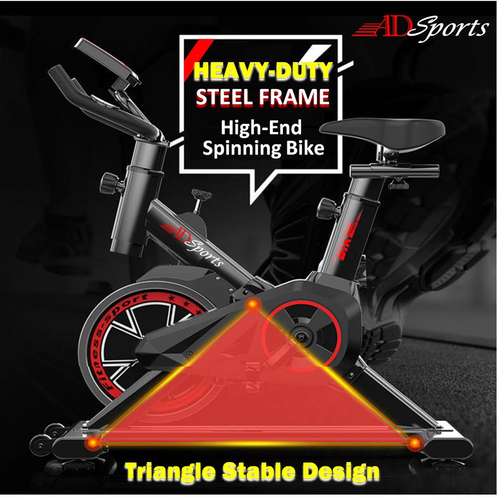 1 YEAR WARRANTY 💥 ADSports AD728 Professional Fitness EXERCISE BIKE ...