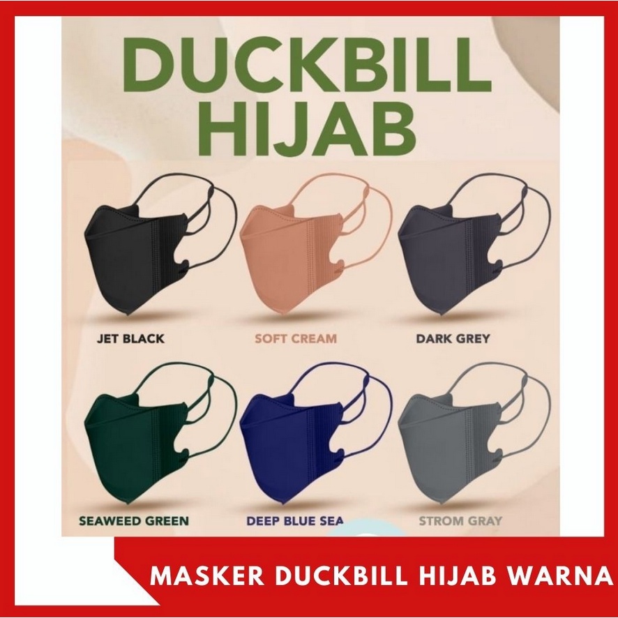 50pcs Mask Duckbill 4ply mask Hijab 3D Disposable Mask Face Mask ...