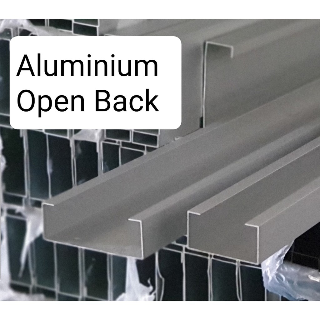 Aluminium Open Back [NA / MB / WHITE] 2ft / 4ft / 6ft Aluminium Hollow ...