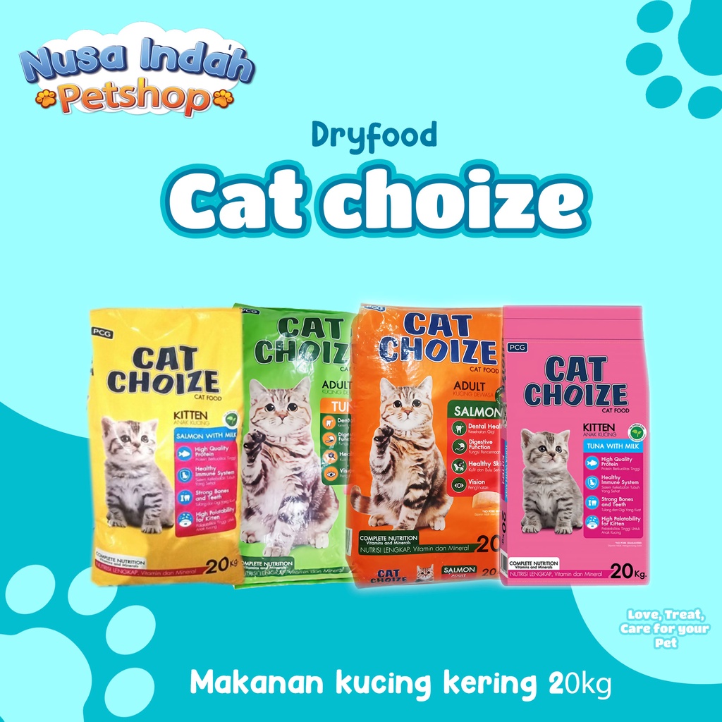Cat CHOIZE 20kg Premium Catfood Dry CAT Food | Shopee Malaysia