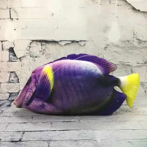 3d Purple Dory Fish Pillow_fish-shaped teddy bear | Shopee Malaysia
