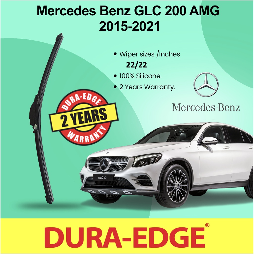 Mercedes Benz GLC 200 AMG 2015-2021 - Dura-Edge Silicone Wiper - 2 ...