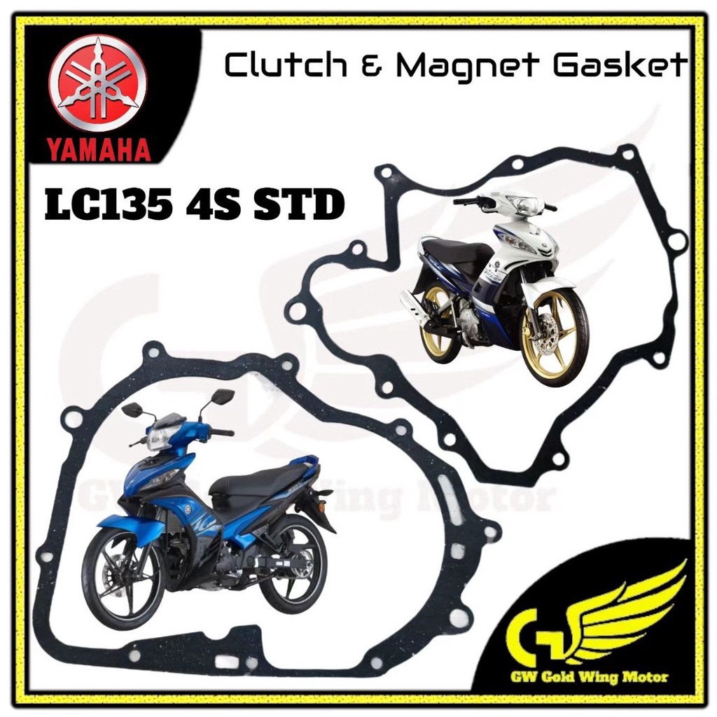 YAMAHA LC135 V1 V2 LC4S 4SPEED METAL STEEL CLUTCH GASKET MAGNET GASKET ...