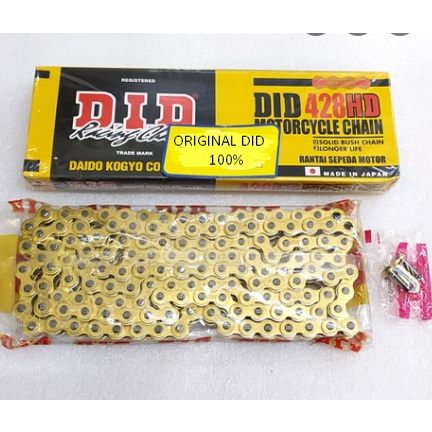 MATA Did RACING DAIDO Chain Type HD Heavy Duty 428 Thick Length 130 L ...