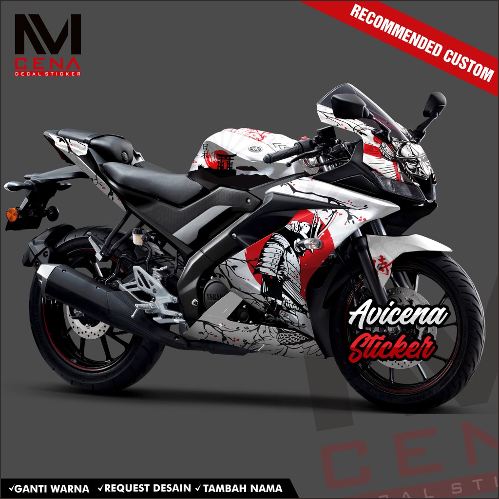 Sticker Decal r15 v3 full body Decal Sticker Yamaha r15 v3 Striping r15 ...