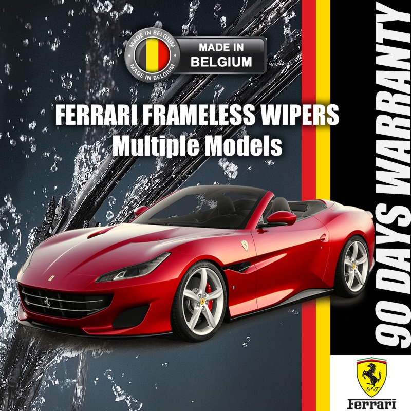 FERRARI WIPERS for Ferrari Multiple Models - MADE IN BELGIUM SHENZO ...