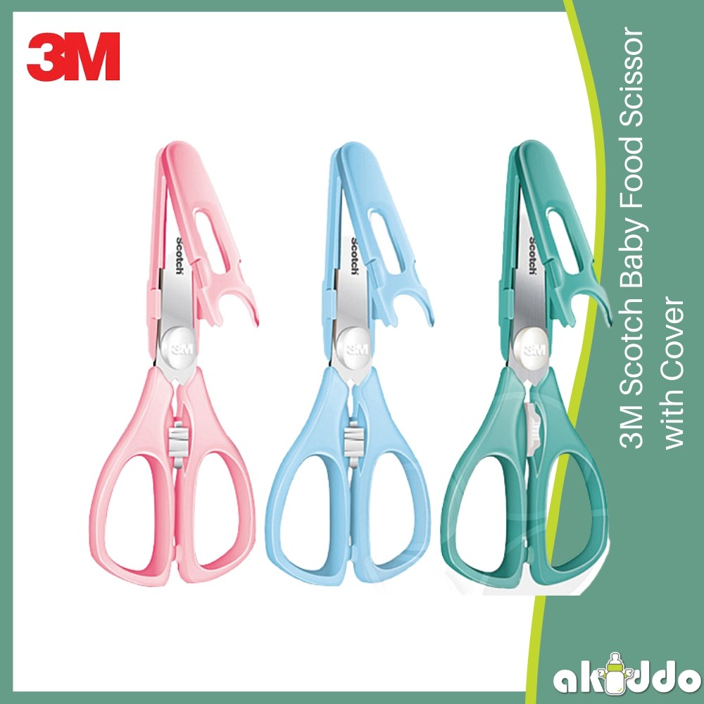 3M Scotch Baby Food Scissors with Cover | Shopee Malaysia