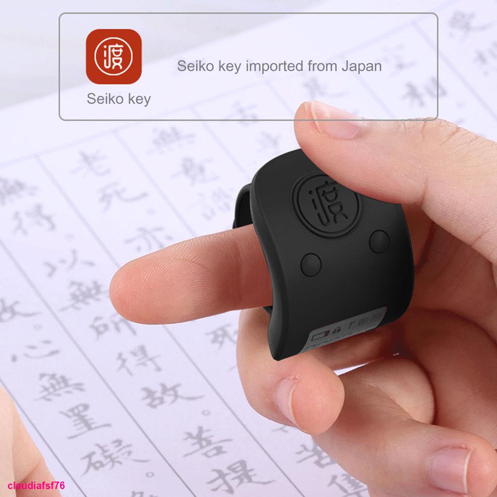 USB Rechargeable 9-Digit Counter Ring Portable Handheld Electronic ...