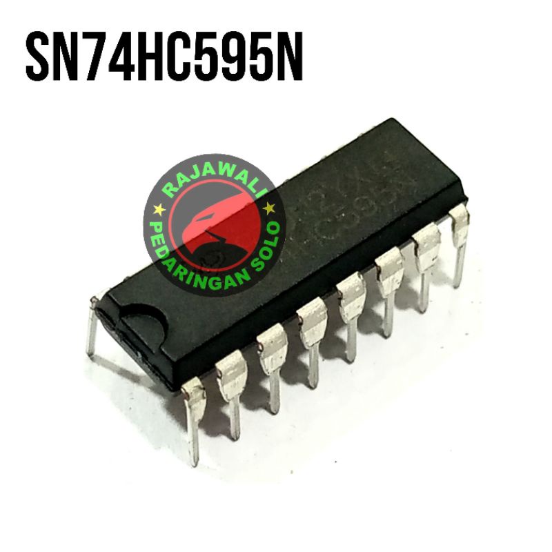 Ic 74HC595 8BIT SHIFT SERIAL REGISTER SN74HC595N DIP | Shopee Malaysia