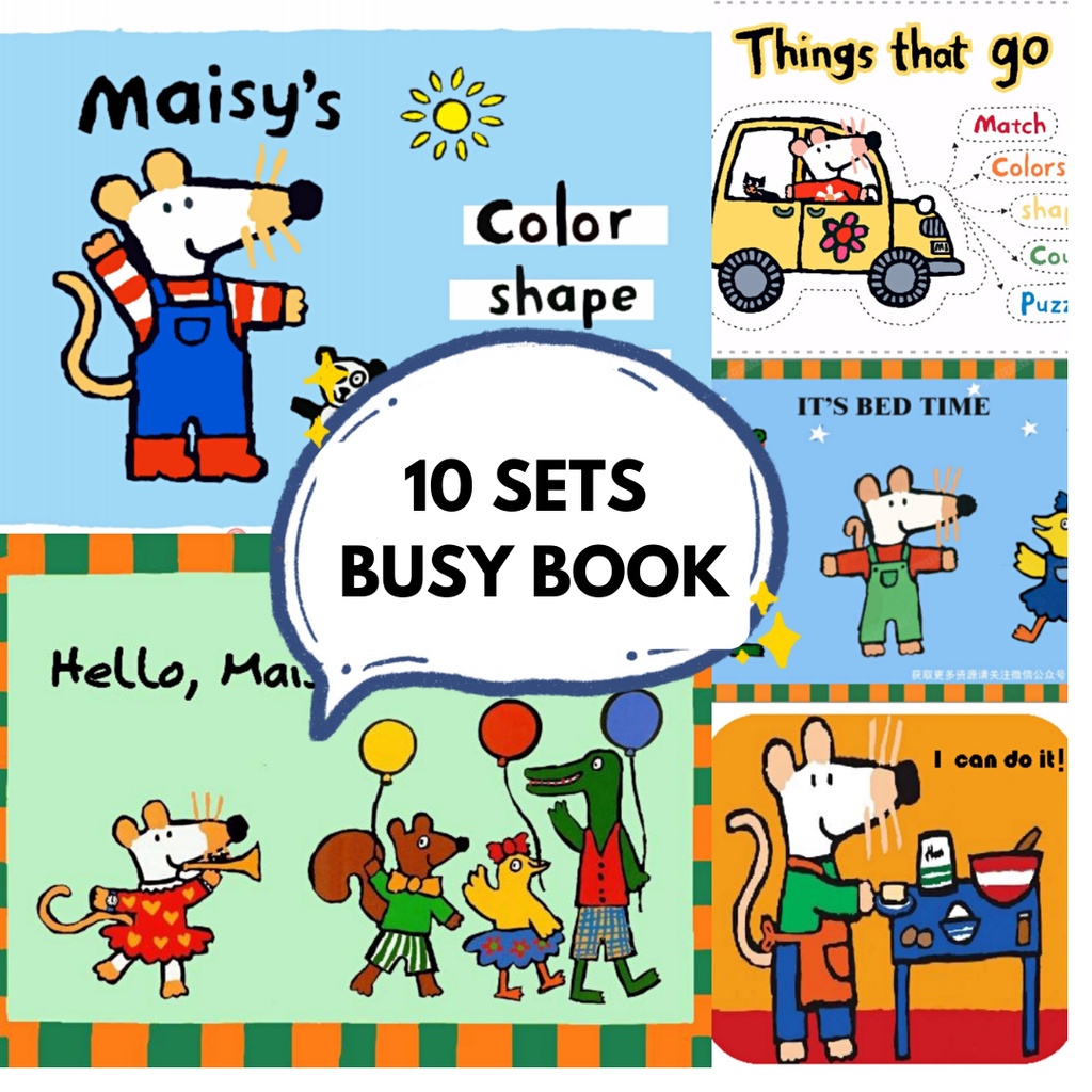 🔥Maisy's 130++ BUNDLE SETS🔥 busy book/story books/movie | Shopee Malaysia