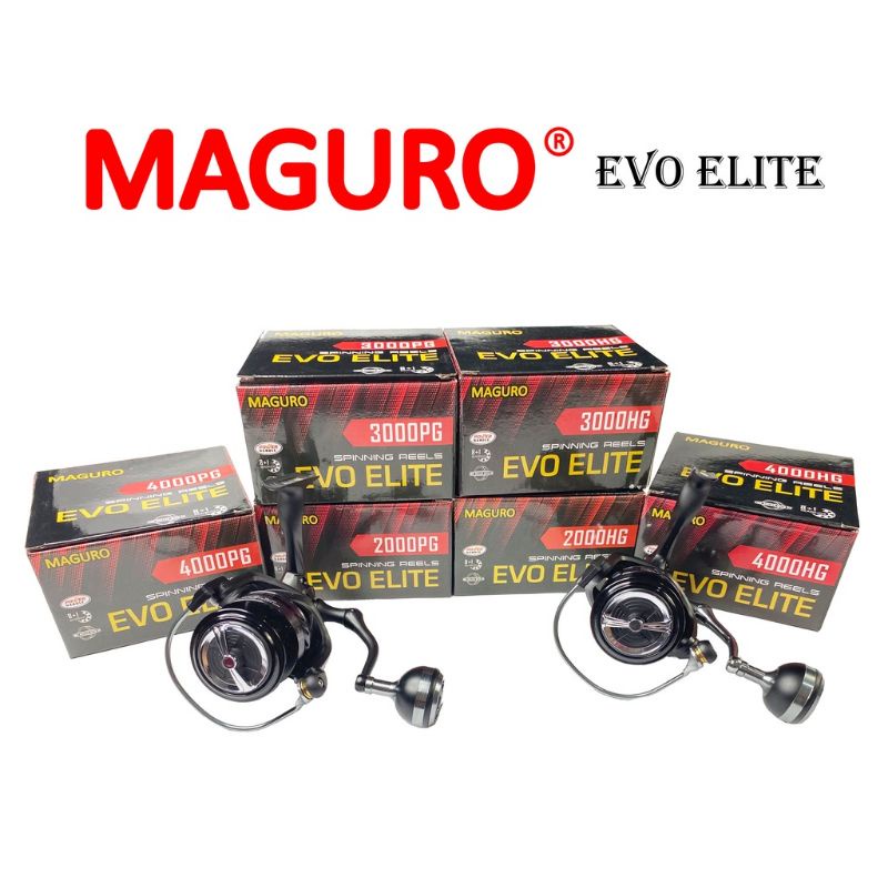 MAGURO EVO ELITE SPINNING LIGHT JIGGING FISHING REEL | Shopee Malaysia