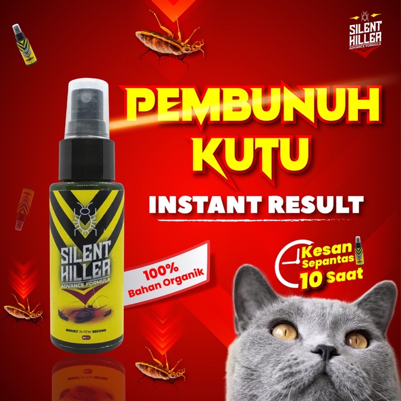 [30 SAAT KUTU MATI] Spray Ubat Kutu Silent Killer [PROMOSI RAMADHAN ...