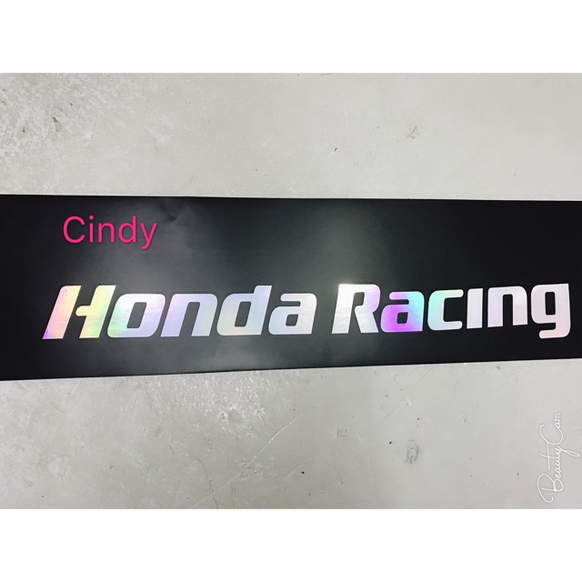 Front Windscreen Windshield Window Sticker - Honda Racing | Shopee Malaysia