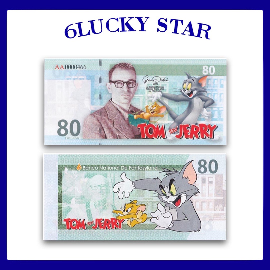 [FANTASY NOTE] Tom & Jerry Fantasy Note Worldwide Limited 2000 Issue ...