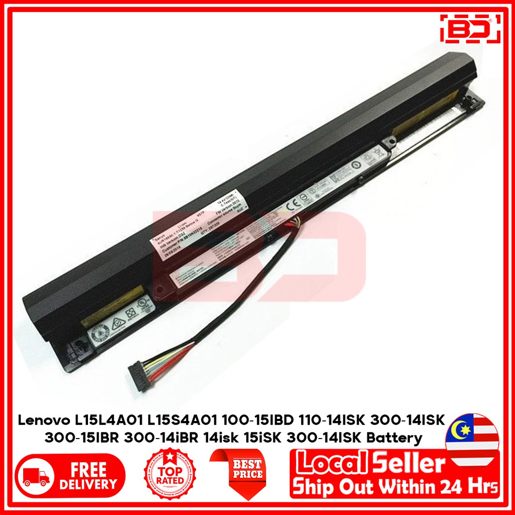 Original Lenovo L15L4A01 L15S4A01 100-15IBD 110-14ISK 300-14ISK 300 ...