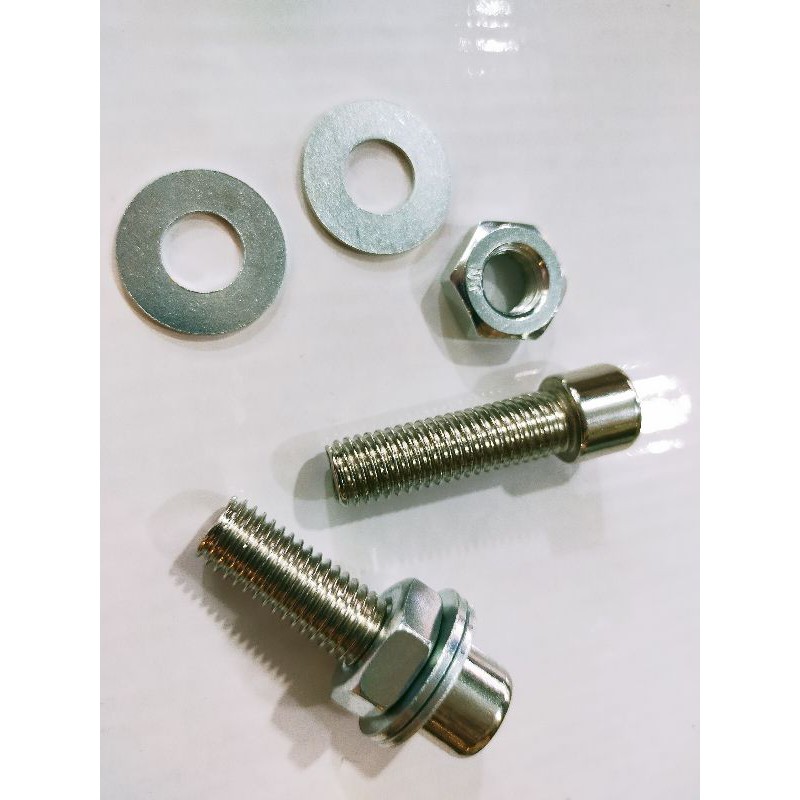 Screw Caliper Bracket M10 x 45mm x 1.50mm Thread Kasar Silver ( Per Pcs ...