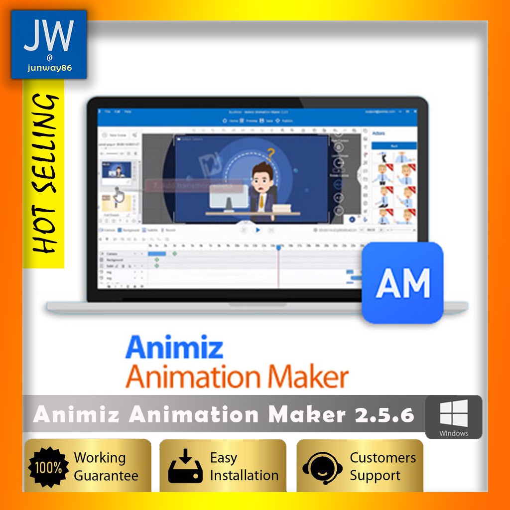Animiz Animation Maker 2.5.6 - Full Version | Shopee Malaysia