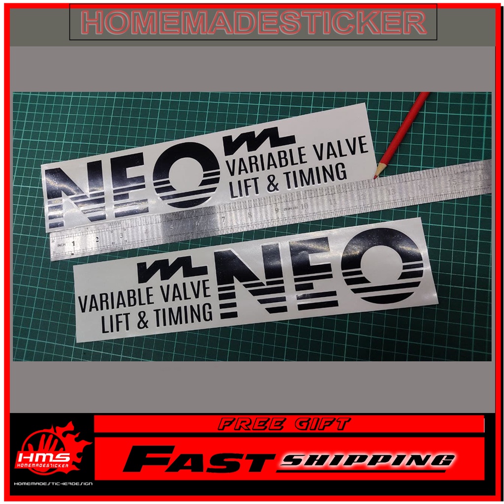 NEO VVL NISSAN CAR STICKER DECAL 2 PCS | Shopee Malaysia