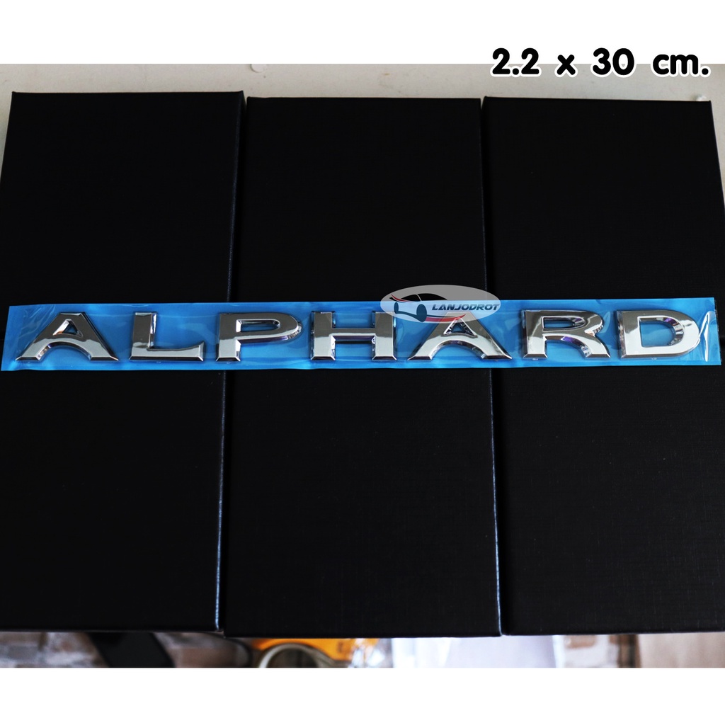 ALPHARD Logo Size 2.2 x 30 cm. Mount The Trunk Of The Van Slide Door ...