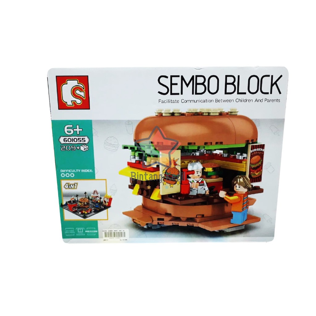 Sembo Block Toys 209 PCS 4IN1 Series 601055 (NB4266) | Shopee Malaysia