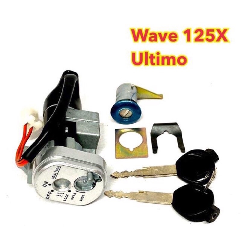 Honda Wave 125S / 125X Main Switch & Seat Lock Key Set A Class Kunci ...