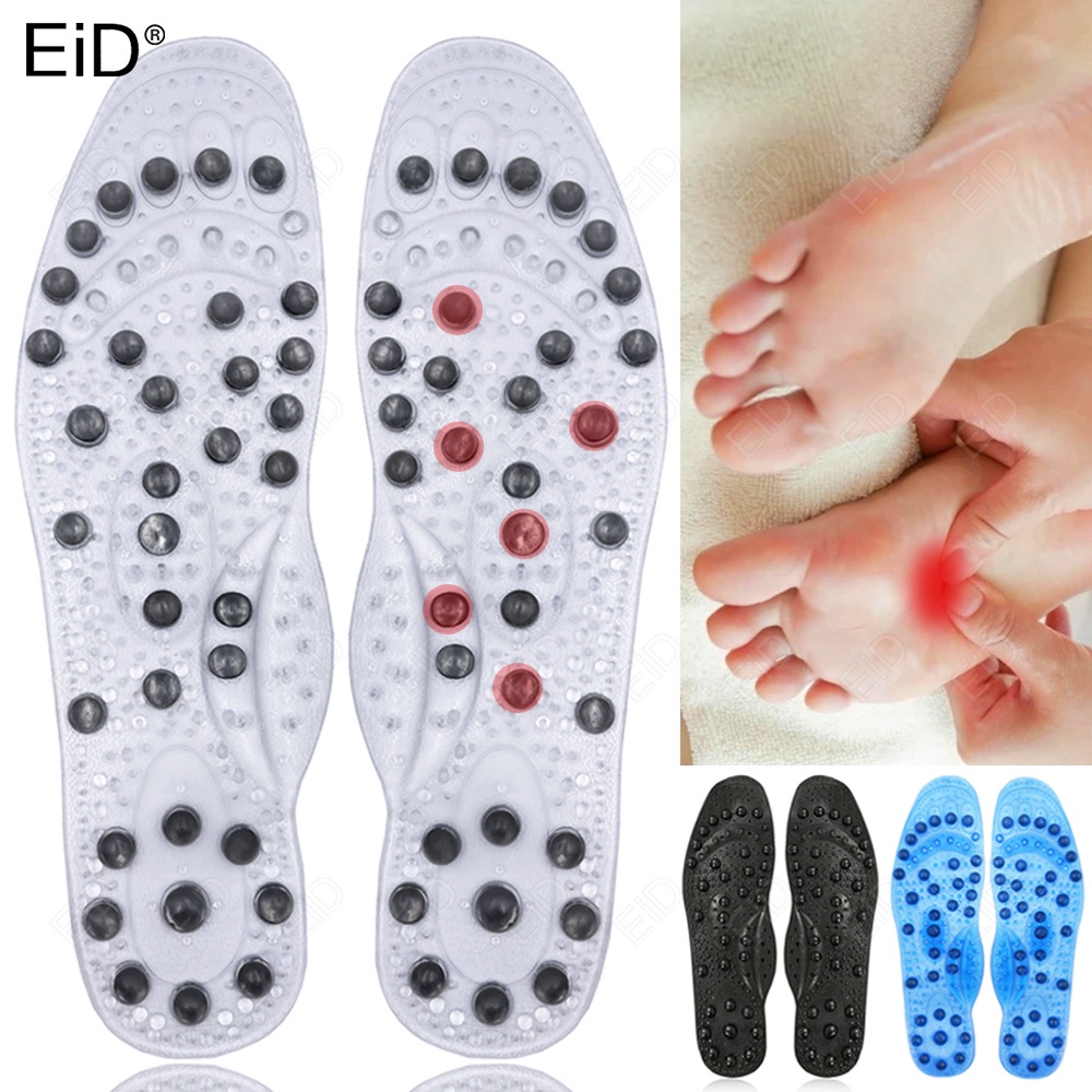 EiD Premium 68 Magnetic Massage Insoles Foot Acupressure Shoe Pads ...