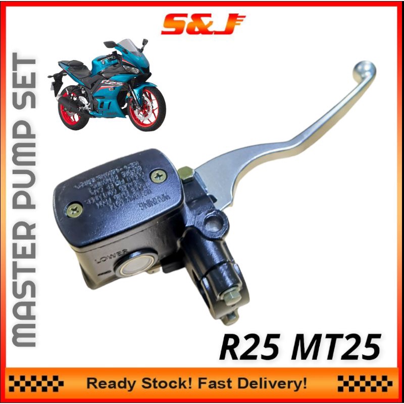 YAMAHA R25 MT25 RH MASTER PUMP SET WITH LEVER BRAKE PUMP | Shopee Malaysia