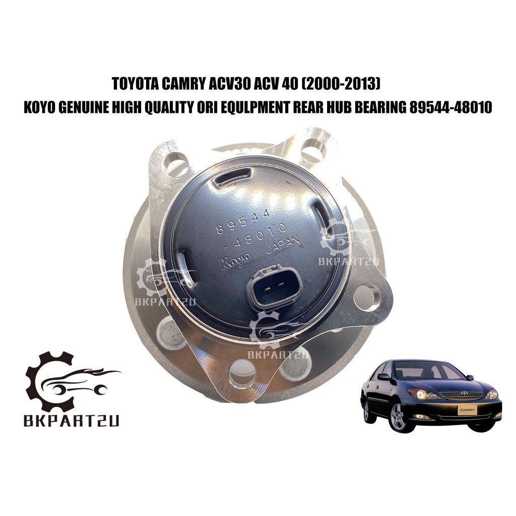 Toyota Camry Acv30 Acv 40 (2000-2013) Rear Hub Bearing Right Light Kiri ...