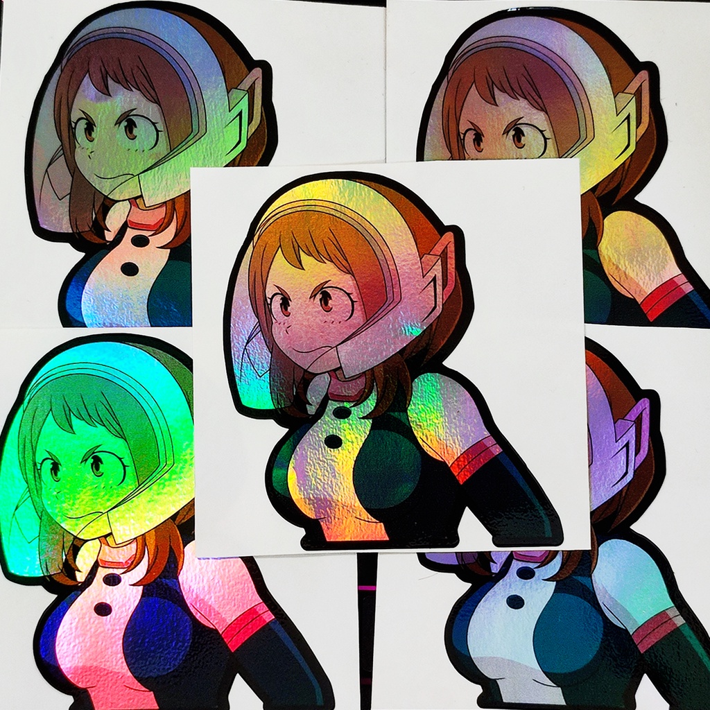 Anime HOLOGRAM sticker sticker sticker - URARAKA BOKU NO HERO Akada ...