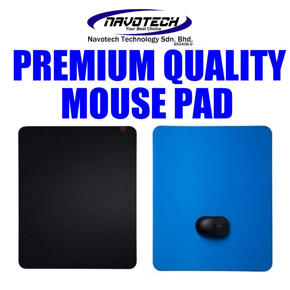 Premium Optical Mouse Pad Mat For Laptop PC - Blue/Black | Shopee Malaysia